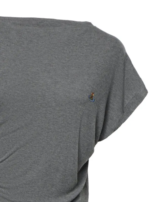 VIVIENNE WESTWOOD Asymmetrical T-shirt - Gray
