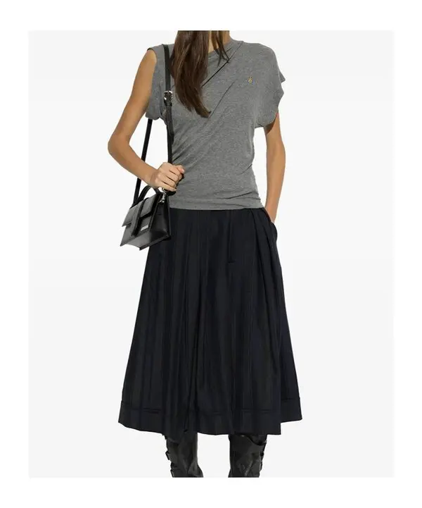 VIVIENNE WESTWOOD Asymmetrical T-shirt - Gray
