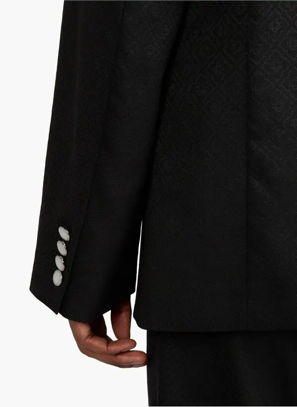 Casablanca Geometric-jacquard Single-breasted Blazer
