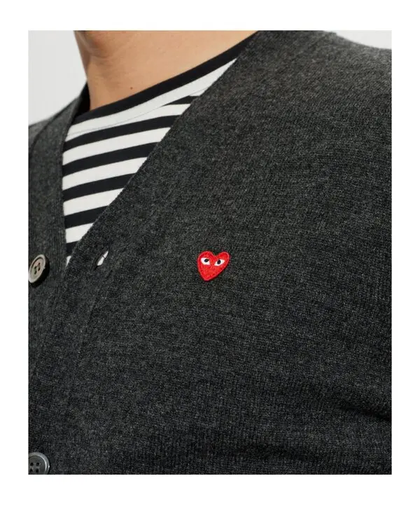 Play Comme Des Garcon Long-sleeve Cardigan