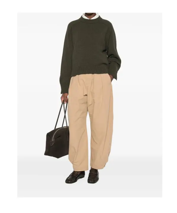 Soeur Ribbed-trim Raglan-sleeve Sweater