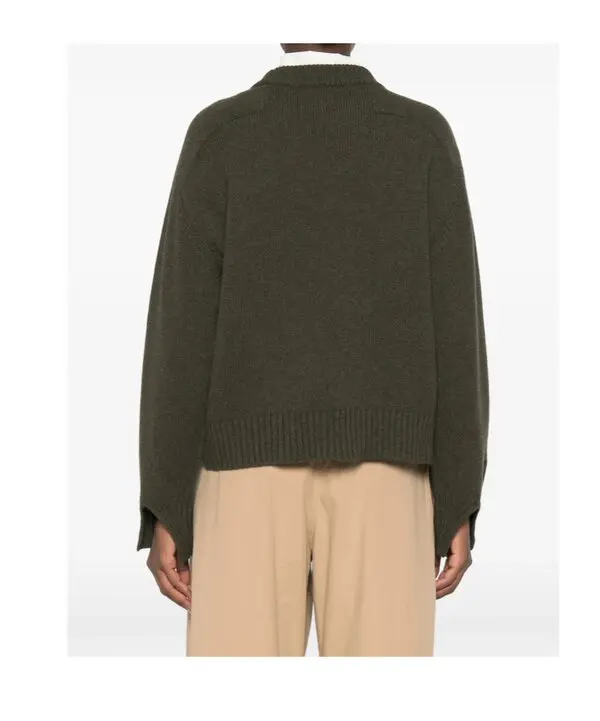 Soeur Ribbed-trim Raglan-sleeve Sweater