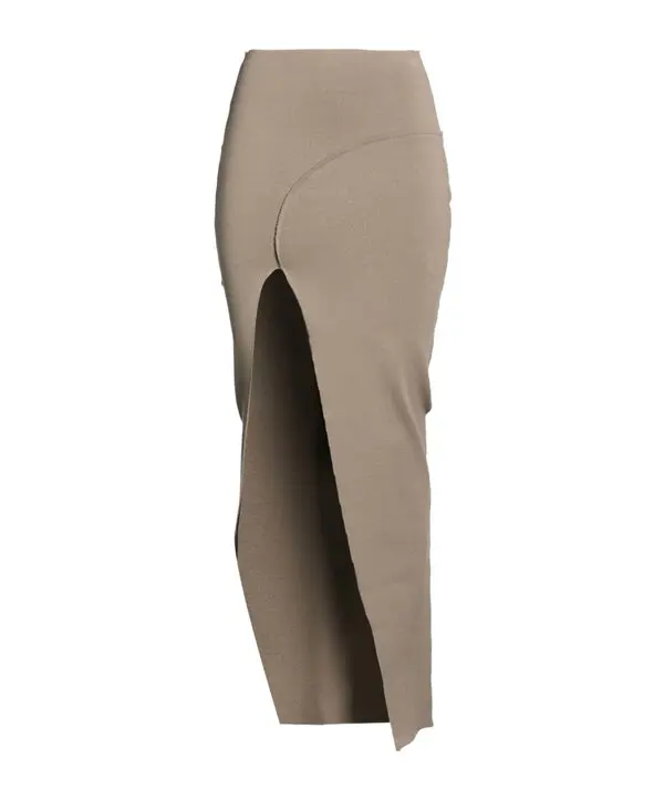 Rick Owens Minimalist Knit Midi Skirt