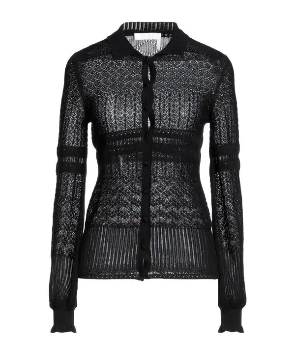 Chloé Minimal Solidcolor Lightweight Knit Sweater - Black