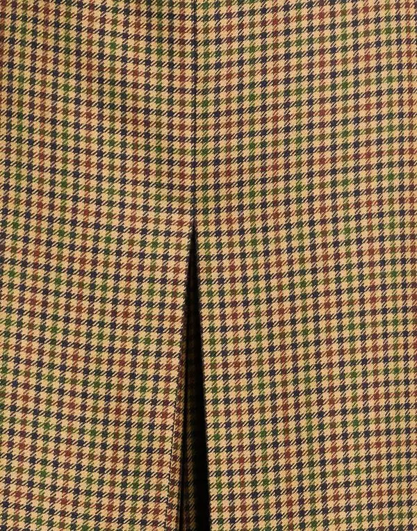 Saint Laurent Multicolored Wool Wideleg Trousers