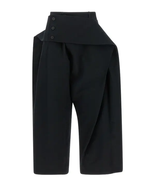 Issey Miyake Grainy Pants - Black