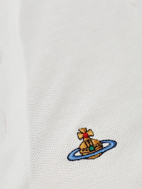 VIVIENNE WESTWOOD Asymmetrical Polo Top - White