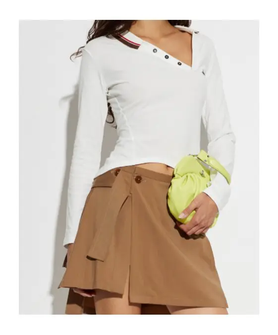 VIVIENNE WESTWOOD Asymmetrical Polo Top - White
