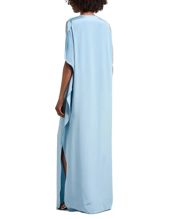 Max Mara Minimal Satin Maxi Dress