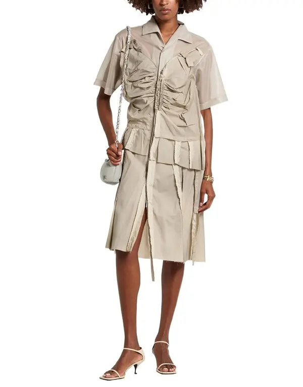 MAISON MARGIELA Solidcolor Shirt Dress