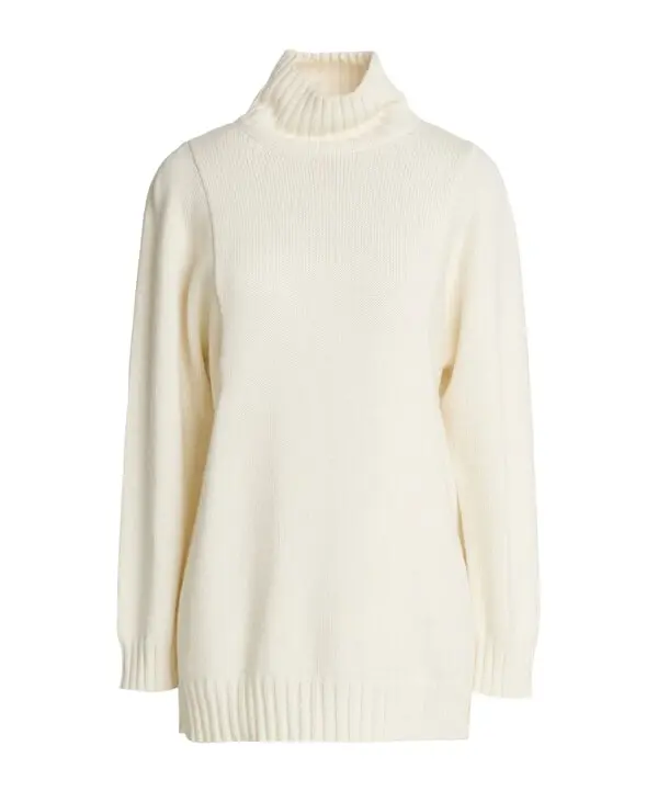 Max Mara Solidcolor Cashmere Turtleneck Sweater