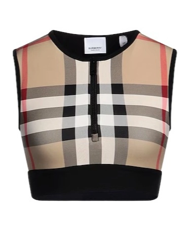 Burberry Sleeveless Cropped Top