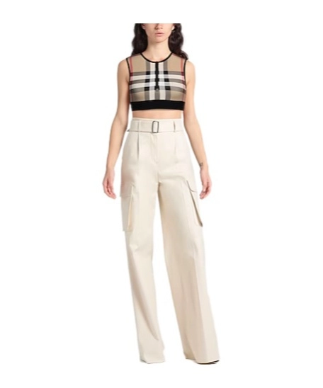 Burberry Sleeveless Cropped Top