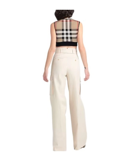 Burberry Sleeveless Cropped Top