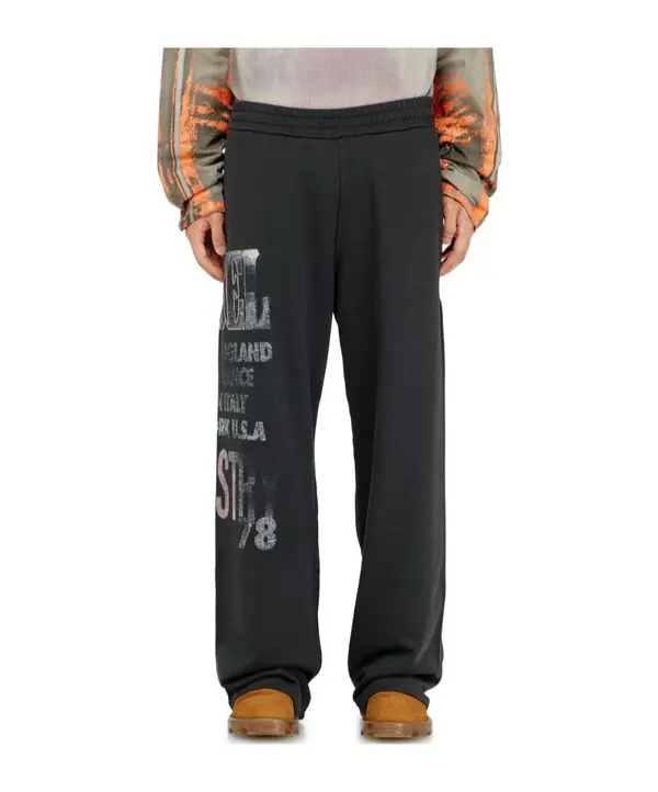 DIESEL® Sweatpants With Concert Graphics