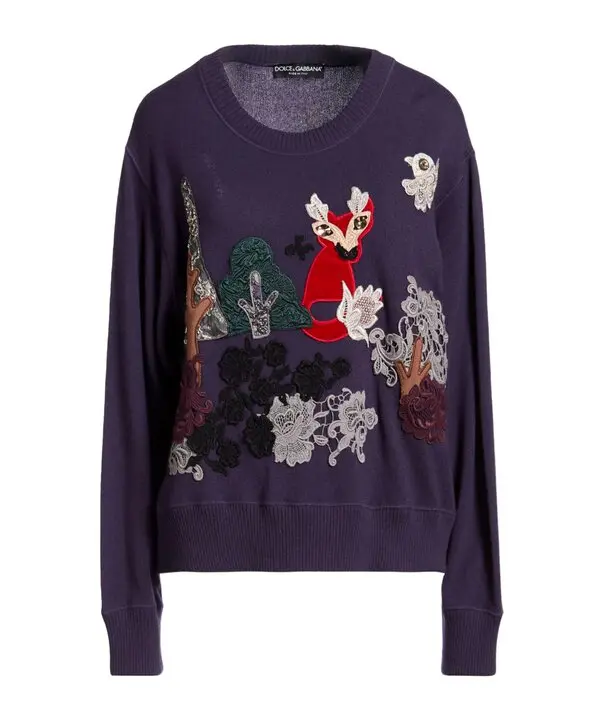 Dolce & Gabbana Solidcolor Cashmere Knit Sweater