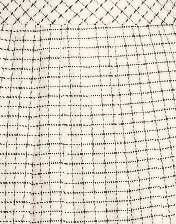 Tory Burch Plaid Pleated Skirt