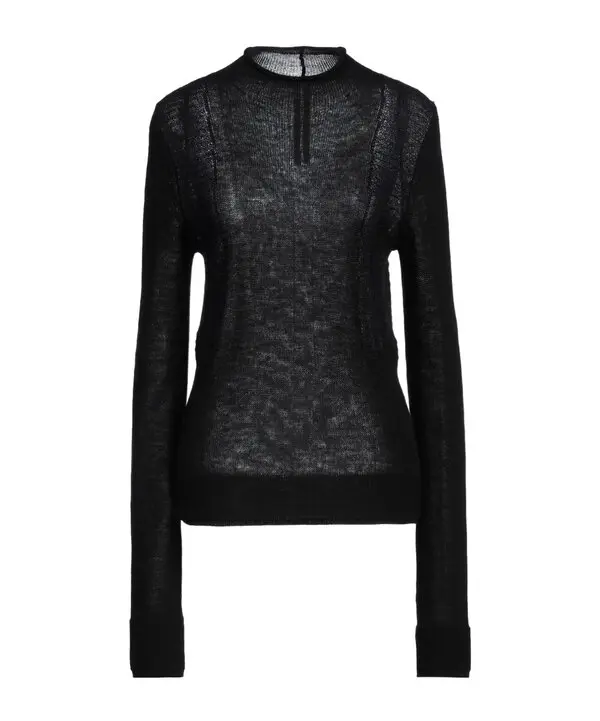 Rick Owens Solidcolor Wool Knit Sweater