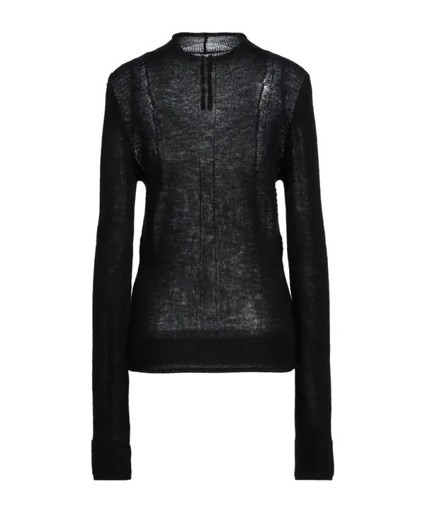Rick Owens Solidcolor Wool Knit Sweater
