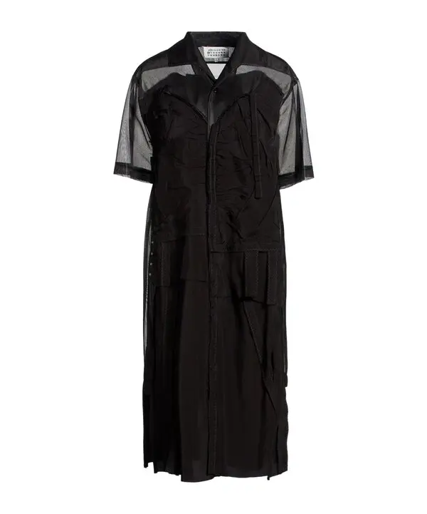 MAISON MARGIELA Minimal Tulle Shirt Dress
