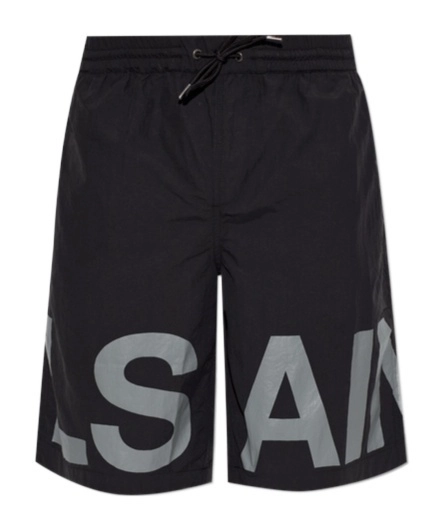 ALLSAINTS Largeletter Drawstring Swim Shorts - Washed Black