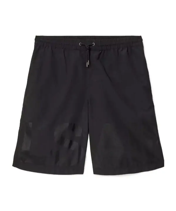 ALLSAINTS Largeletter Drawstring Swim Shorts - Washed Black