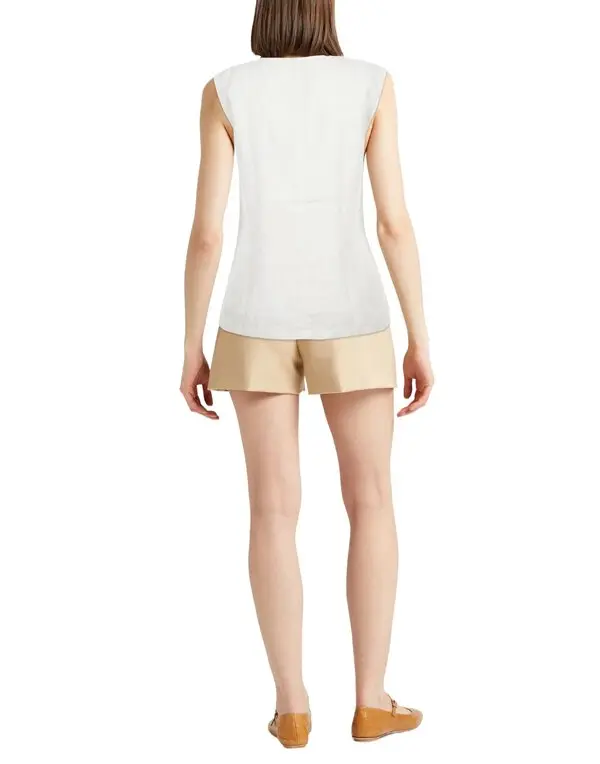 Max Mara Sleeveless Vneck Top