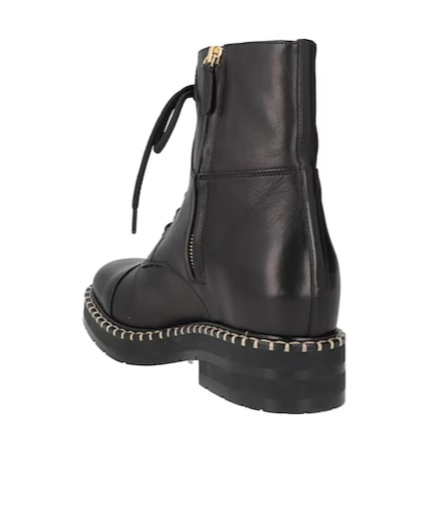 Chloé Solidcolor Blockheel Martin Boots