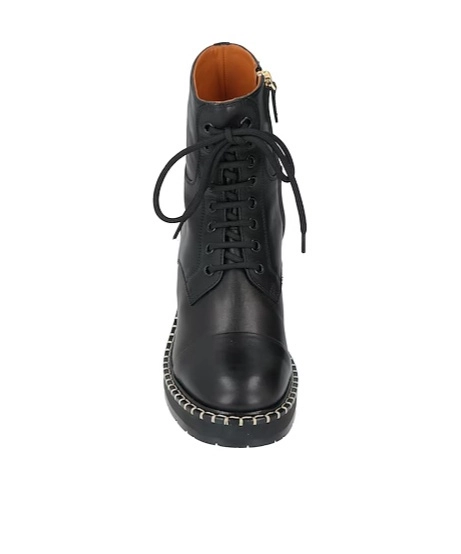 Chloé Solidcolor Blockheel Martin Boots