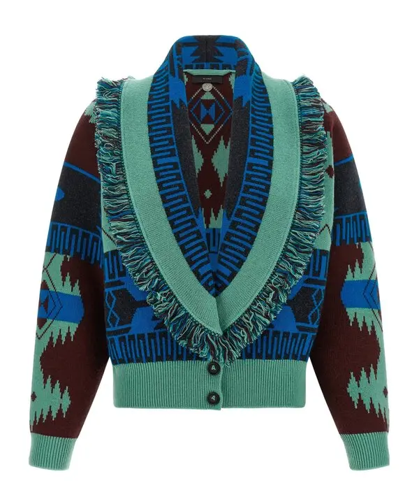 Alanui Long-sleeve Open-front Cardigan