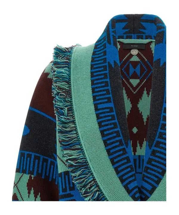 Alanui Long-sleeve Open-front Cardigan