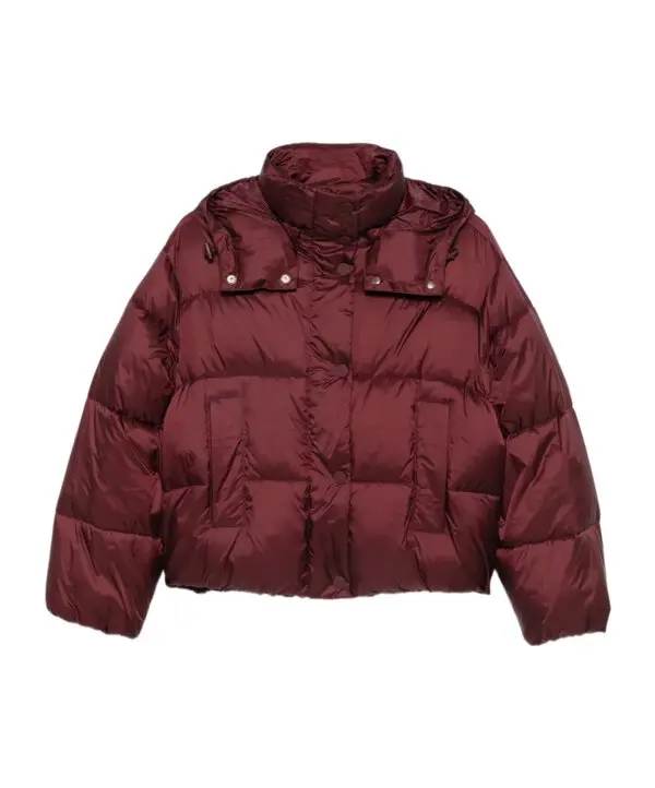 TWINSET Quilted Hooded Puffer Jacket