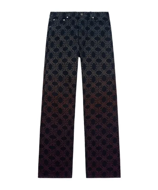 Off-White Arrow Monogram Degradé-jacquard Jeans