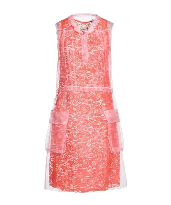 MAISON MARGIELA Solidcolor Sleeveless Babydoll Dress