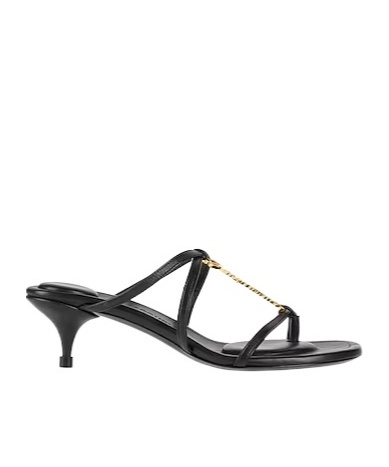 Jacquemus Minimalist Roundtoe Sandals - Black