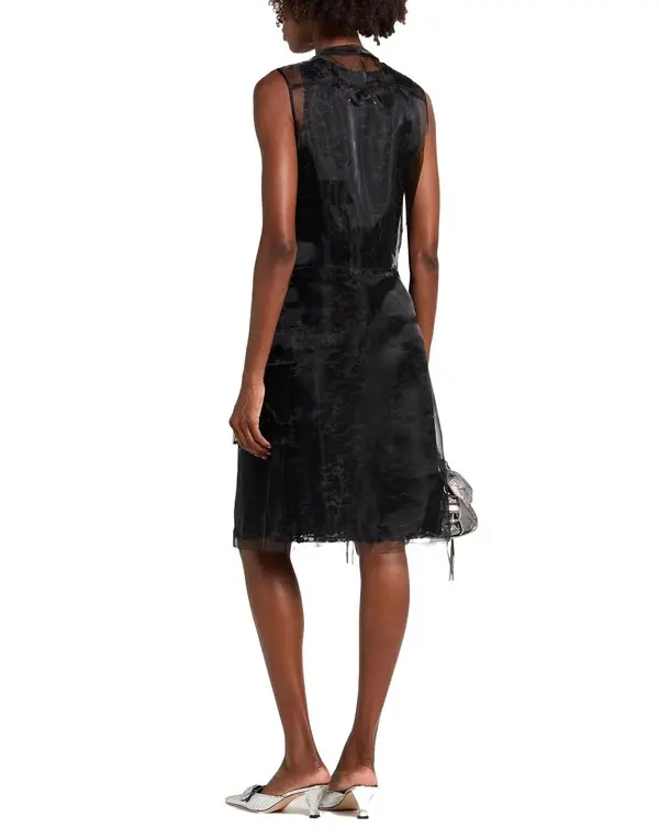 MAISON MARGIELA Sleeveless Solidcolor Babydoll Dress