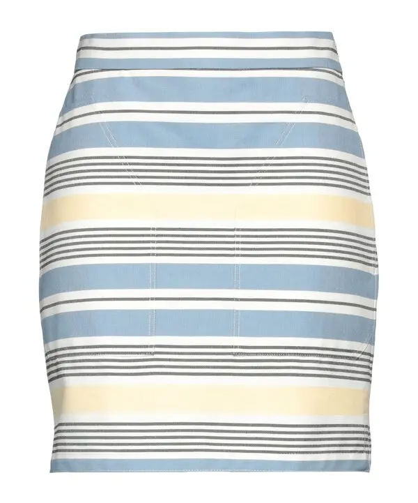 Max Mara Multicolor Ruffled Skirt