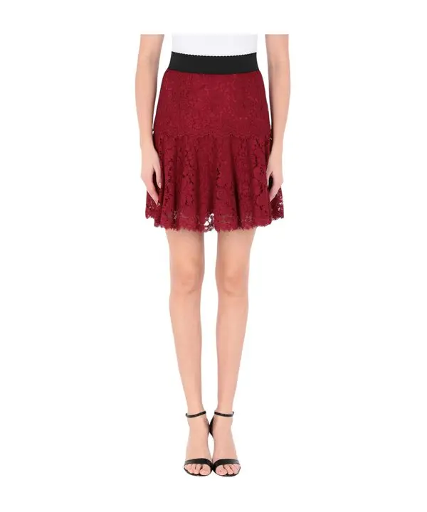 Dolce & Gabbana Solid-colored Lace Dress