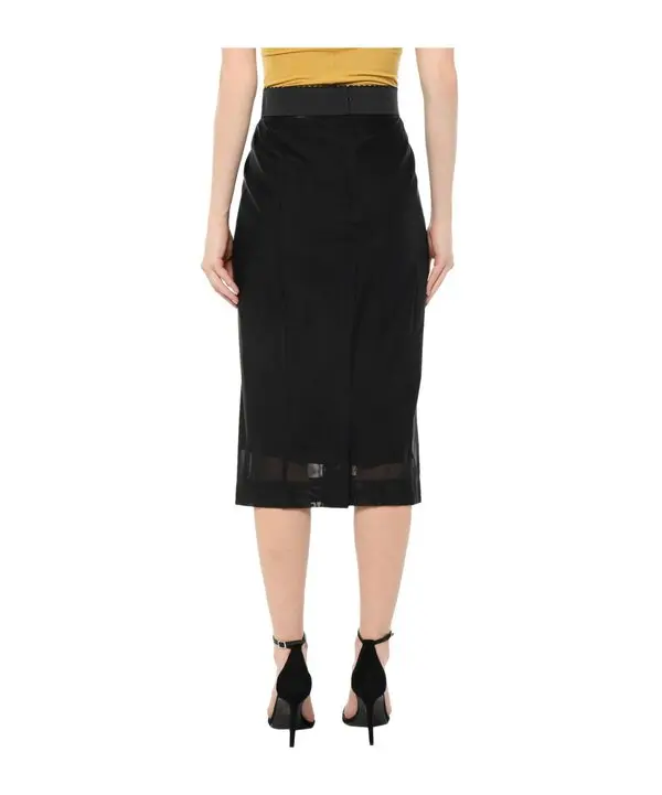 Dolce & Gabbana Minimalist Stretch Midi Skirt