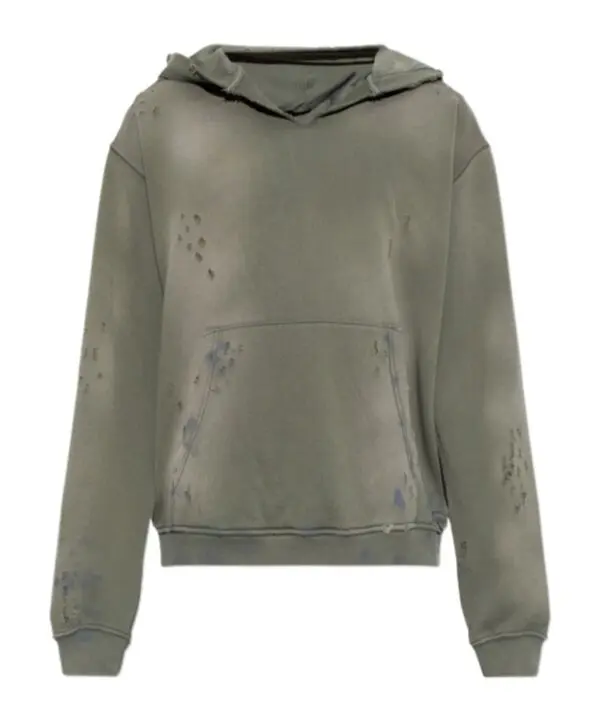 DIESEL® Long-sleeve Hooded Sweatshirt
