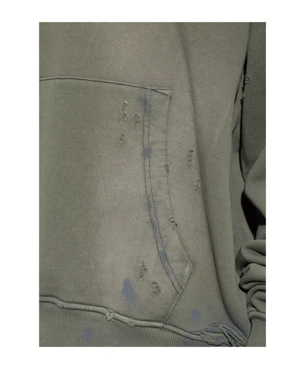 DIESEL® Long-sleeve Hooded Sweatshirt