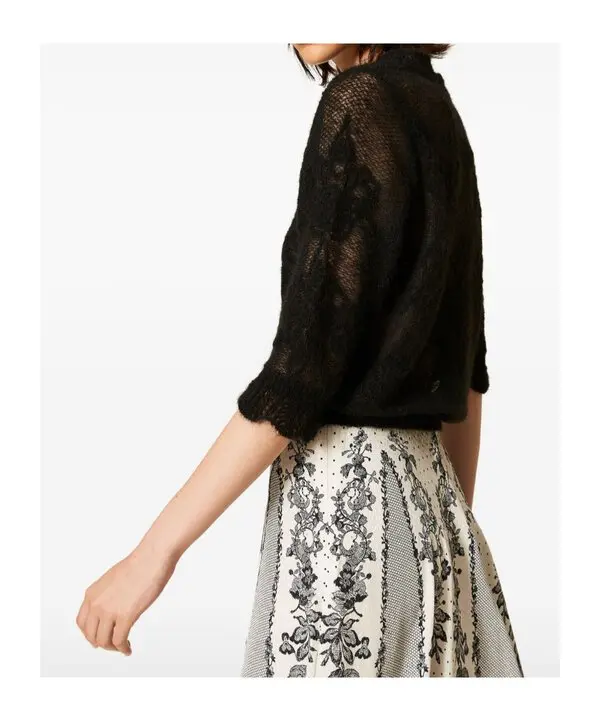 TWINSET Jacquard Alpaca Blend Jumper