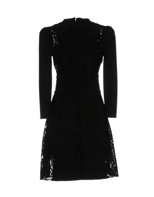 Dolce & Gabbana Solidcolor Longsleeve Flared Dress