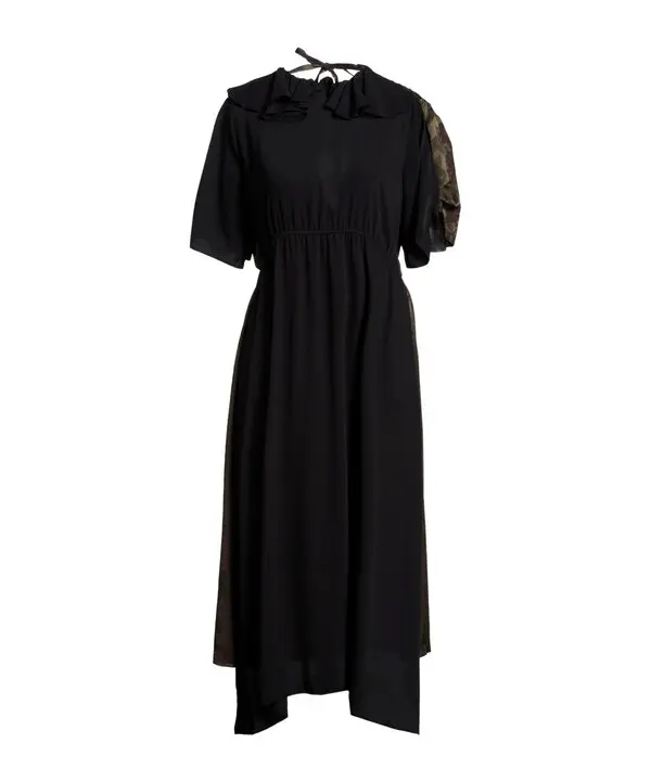 MAISON MARGIELA Colorblock Vneck Dress