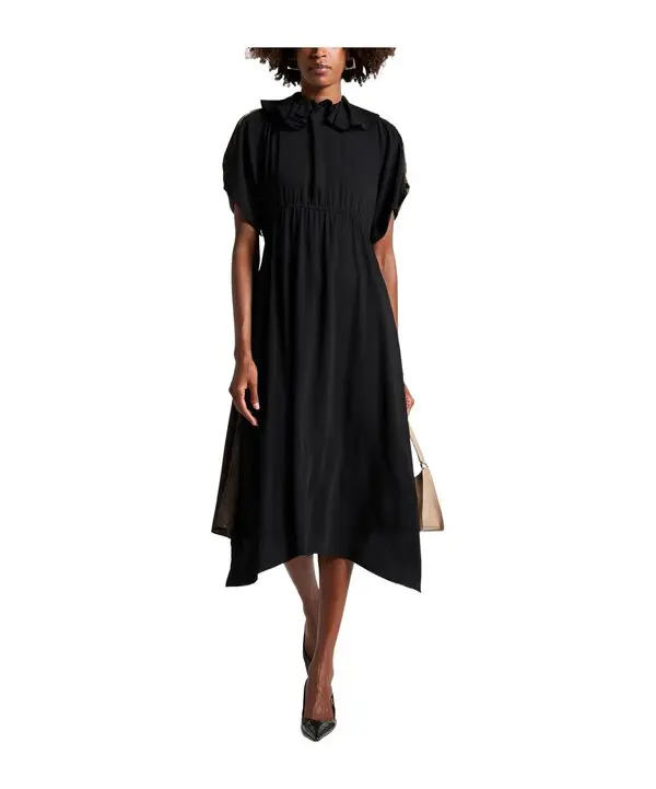 MAISON MARGIELA Colorblock Vneck Dress