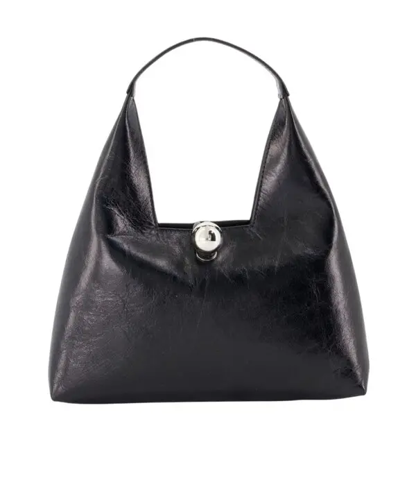 Marni Trapeze Ball-clasp Tote Bag - Black