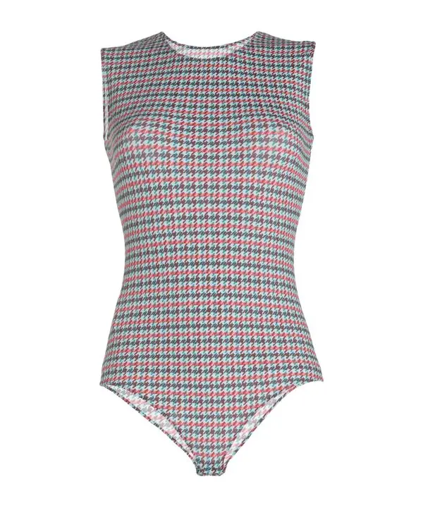 MAISON MARGIELA Houndstooth Sleeveless Top