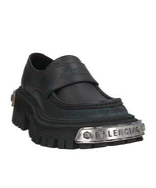 Balenciaga Minimalist Platform Leather Shoes