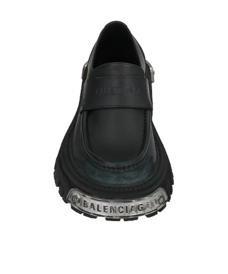Balenciaga Minimalist Platform Leather Shoes