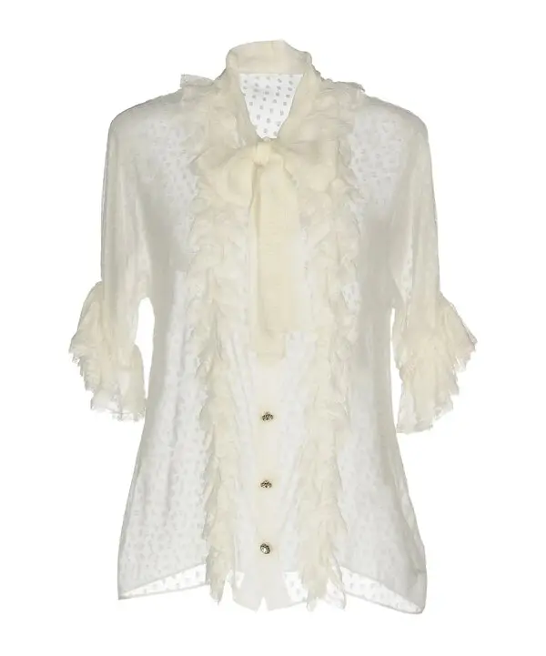 Dolce & Gabbana Minimalist Ruched Shirt